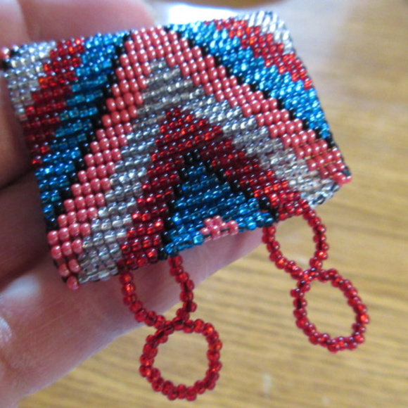 Unbranded | Jewelry | Hand Beaded 7 Chevron Bracelet | Poshmark